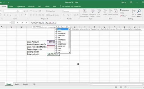Excel Financial Functions | elink