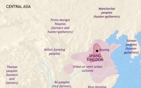 Ancient Chinese Civilization Map